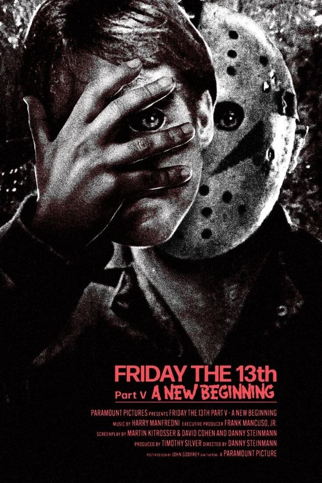 FRIDAY THE 13th Part V A NEW BEGINNING PARAMOUNT PICTURES presenrs FRIDAY THE I3TH PART V - ANEW ...