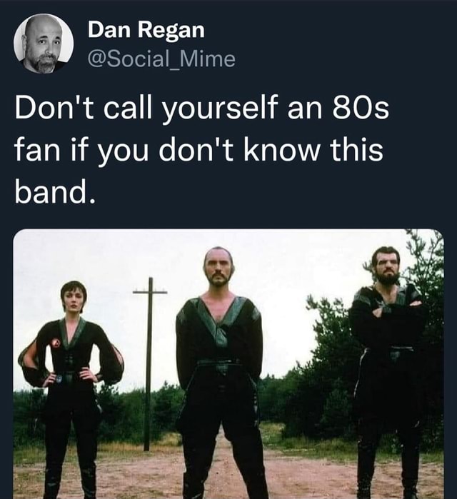 If you love the 80s and GenX, Dan Regan is a must follow on all social ...