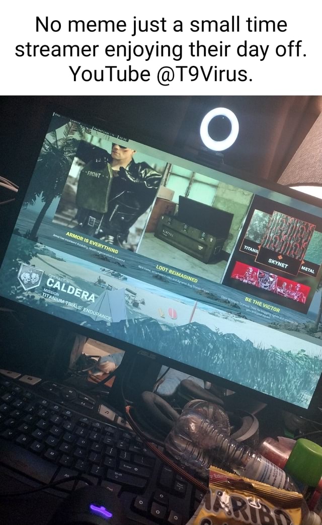 No Meme Just A Small Time Streamer Enjoying Their Day Off Youtube