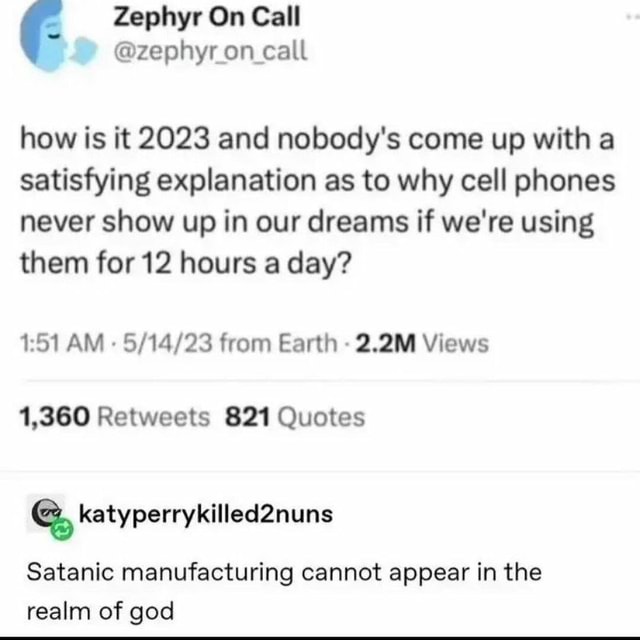 Zephyr On Call @zephyr on call how is it 2023 and nobody's come up with ...