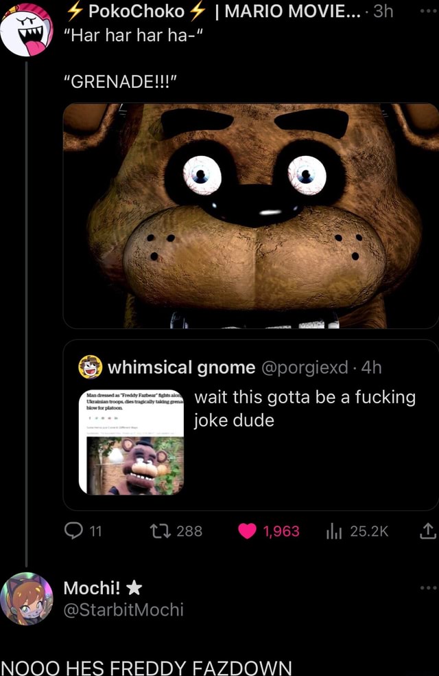 4 PokoChoko I MARIO MOVIE... "Har har har ha-" "GRENADE!!!" whimsical ...