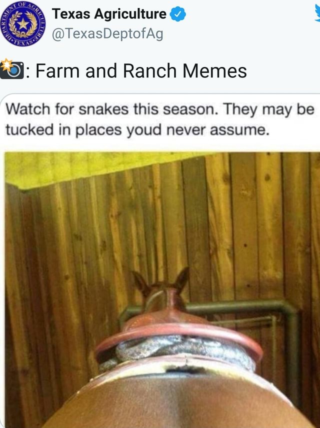 Texas Agriculture 4) @TexasDeptofAg Farm and Ranch Memes Watch for ...