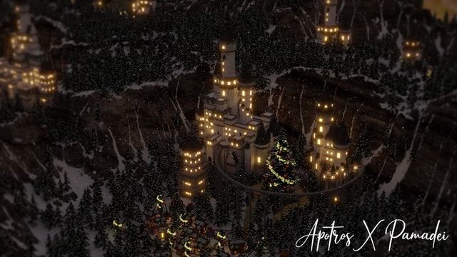 Minecraft Winter Hub - RENDER - iFunny