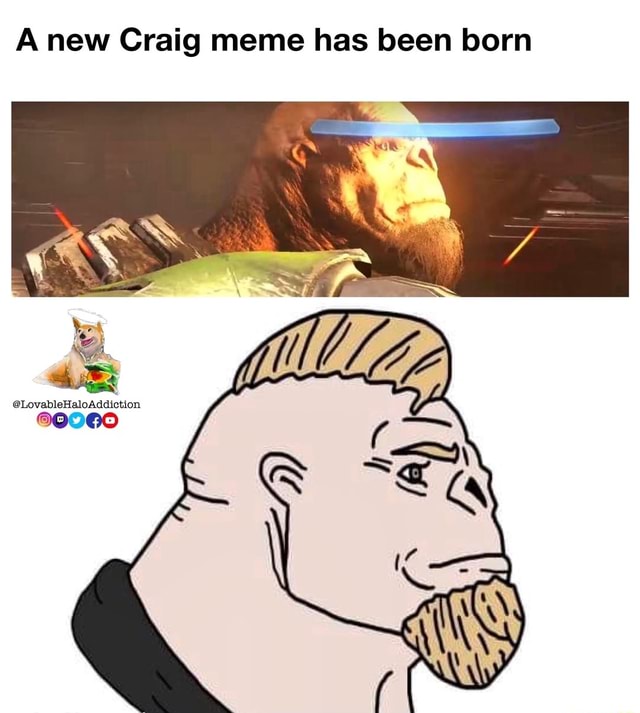 Anew Craig meme has been born @LovableHaloAddiction - iFunny