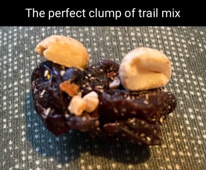 The perfect clump of trail mix - iFunny
