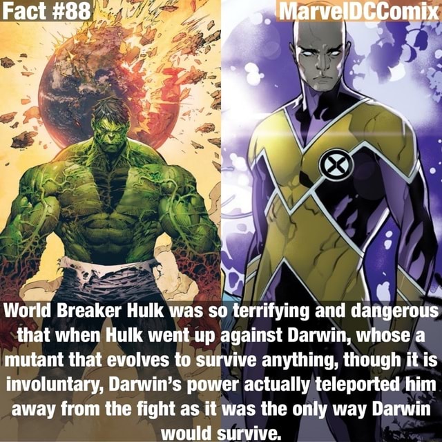 Fact #88 MarvelDCComix World Breaker Hulk was so terrifying and ...