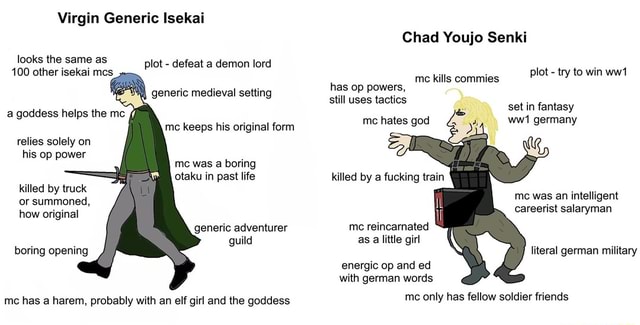 Virgin Generic Isekai looks the same as 400 other isakai mes as plot ...