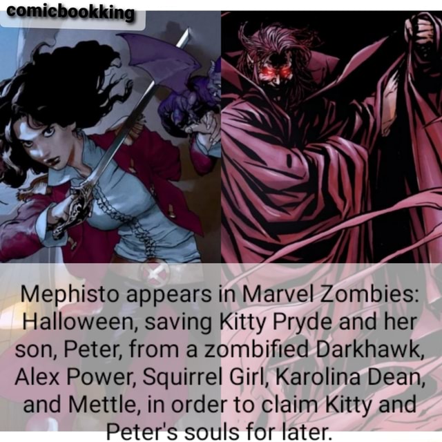 SS Mephisto appears in Marvel Zombies: Halloween, saving Kitty Pryde ...