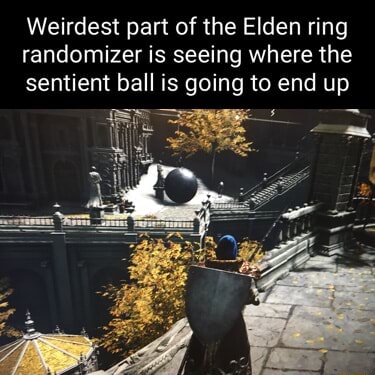 Weirdest part of the Elden ring randomizer is seeing where the sentient ...