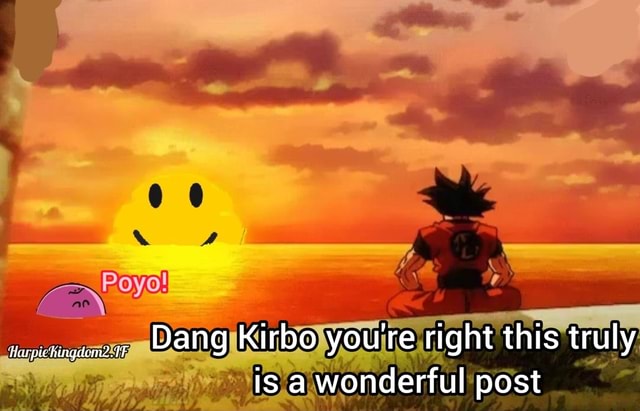 Dang Kirbo you're right this truly is a wonderful post - iFunny