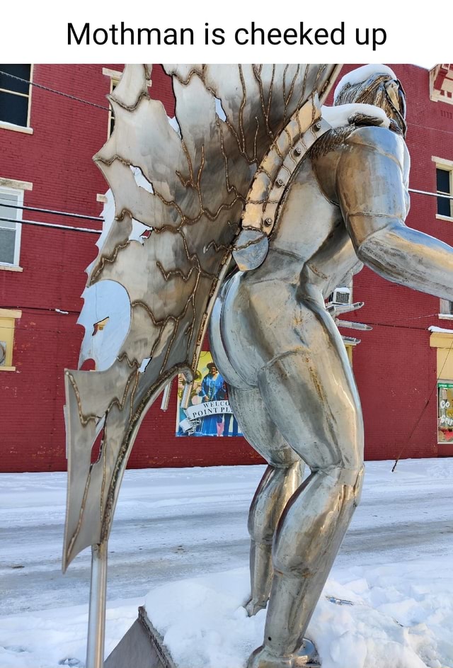 Mothman is cheeked up - iFunny