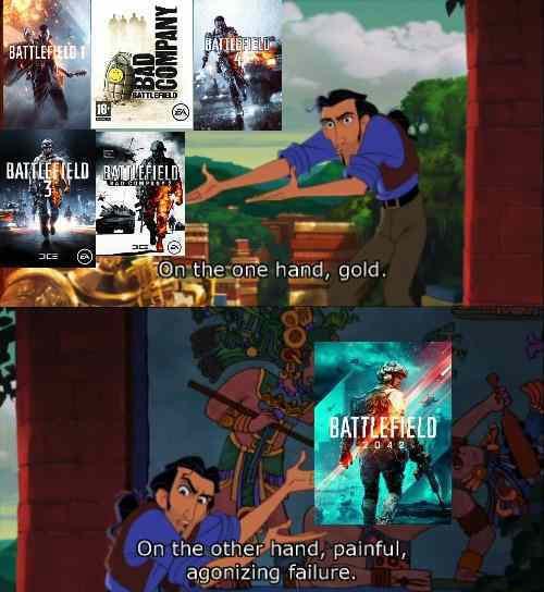 On the hand, painful, agonizing failure. - )