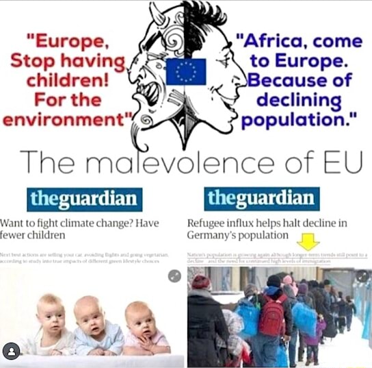 "Africa, come to Europe. ecause of For the declining environment ...