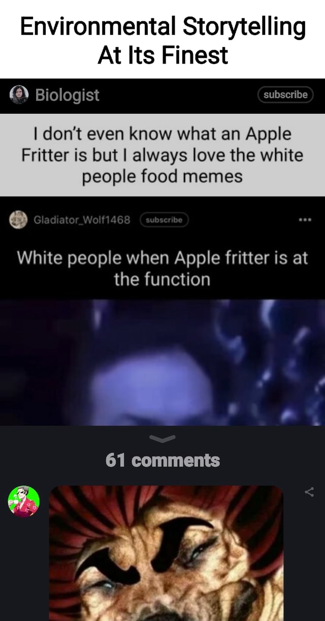 Environmental Storytelling At Its Finest Biologist subscribe I don't ...