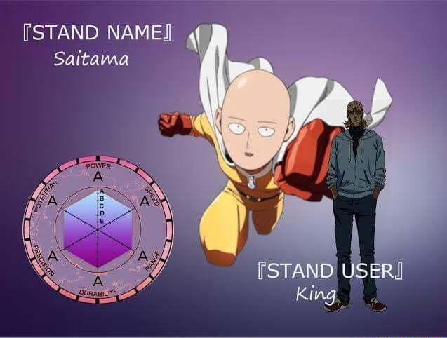 [STAND NAME] Saitama - iFunny