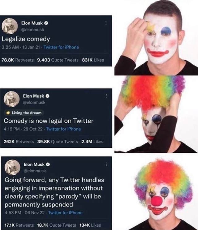 Musk Legalize comedy AM for iPhone 78.8K tier 9,403 Quot Elon Musk ...