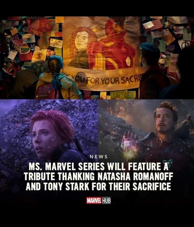 MS. MARVEL SERIES WILL FEATURE TRIBUTE THANKING NATASHA ROMANOFF AND ...