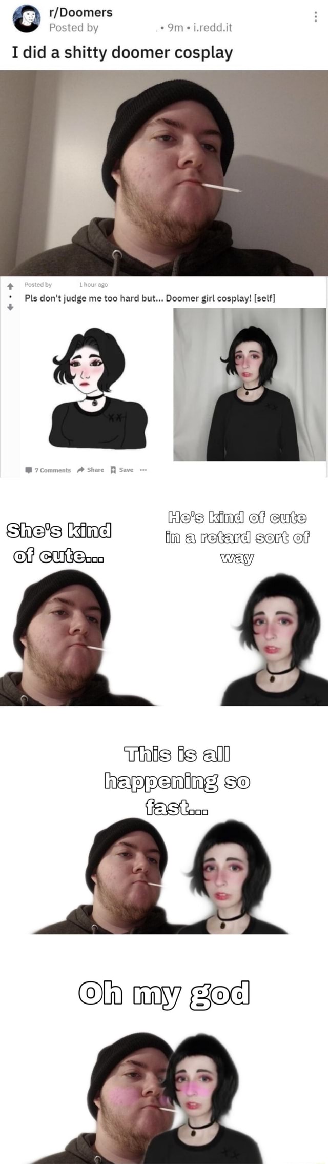 © r/Doomers by I did a shitty doomer cosplay - iFunny