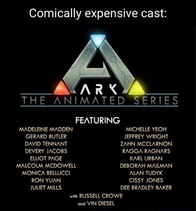 Comically expensive cast: ARK THE ANIMATED SERIES FEATURING MADELEINE ...