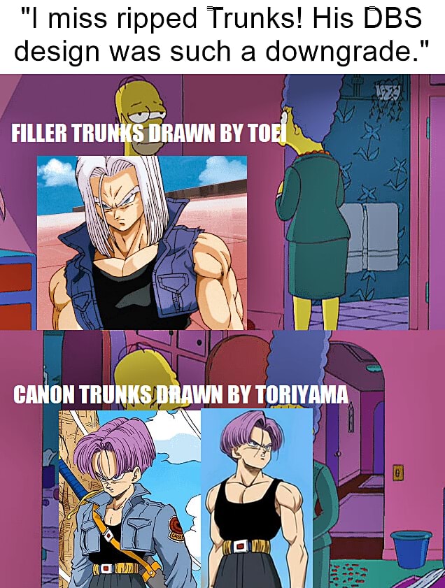 Miss ripped Trunks! His DBS design was such a downgrade." FILLER TRUNKS ...