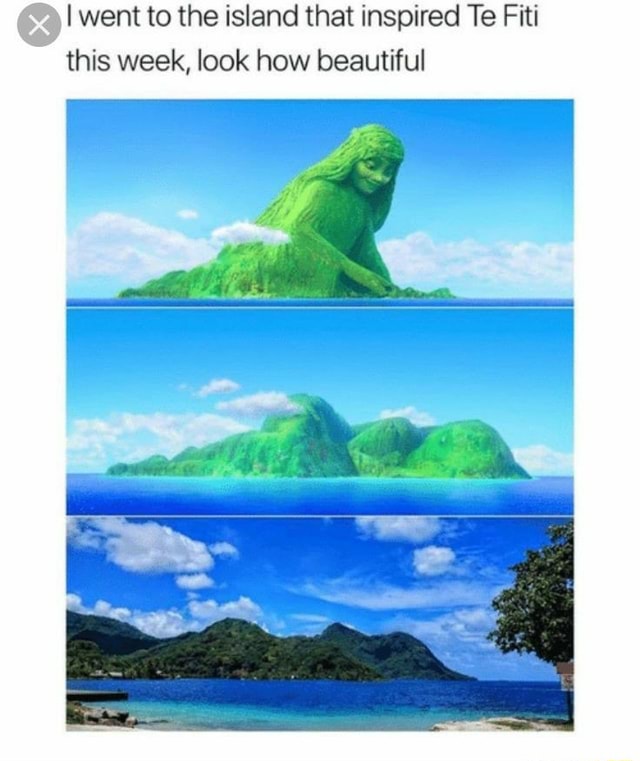 Went to the island that inspired Te Fiti this week, look how beautiful ...