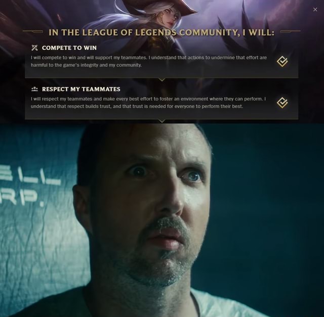 IN THE LEAGUE OF LEGE WILL: % COMPETE TO WIN will compete to win and ...