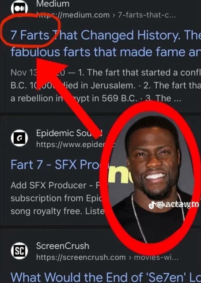 (ca) Medium Jimedium.com > 7-farts-that-c... 7 Farts hat Changed ...