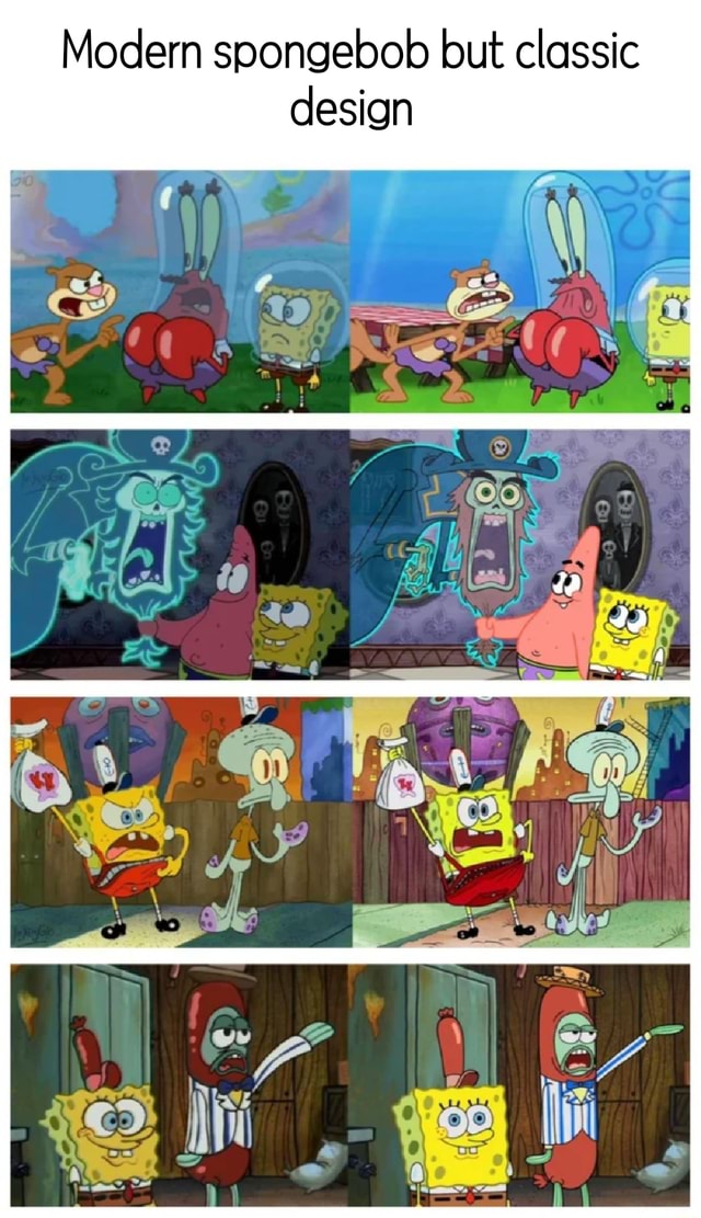 Modern spongebob but classic design - iFunny