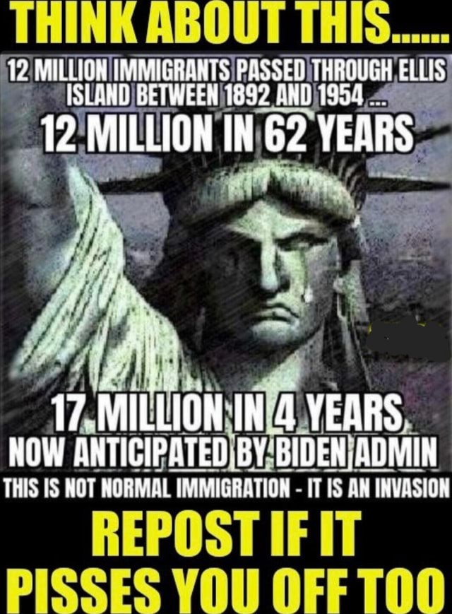 THINK ABOUT THIS...... MILLION ELLIS 12 BETWEEN IN 62 2 YEARS NOW ...