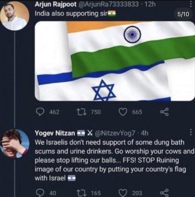 Arjun Rajpoot India also supporting sir Yogev Nitzan am @Nitz We ...