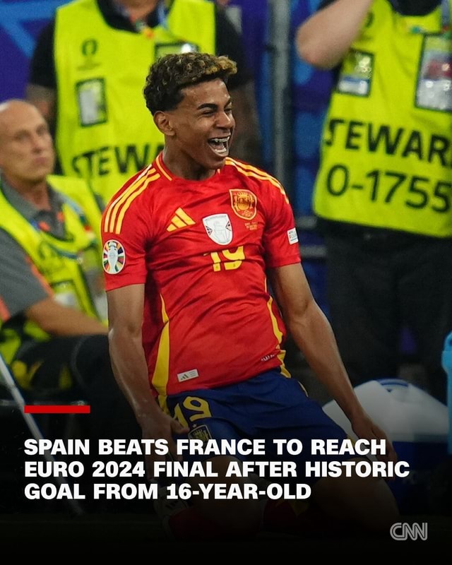 Lamine Yamal made history by becoming the youngest player to score in a mens European ...