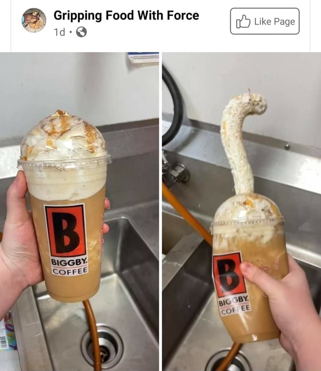 Gripping Food With Force Ey) Te rs,) ge \COFFEE - iFunny