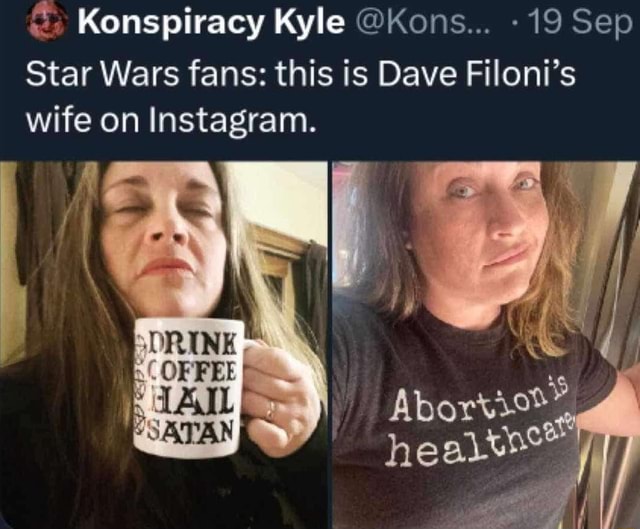 Konspiracy Kyle @Kons... 19 Sep Star Wars fans: this is Dave Filoni's ...