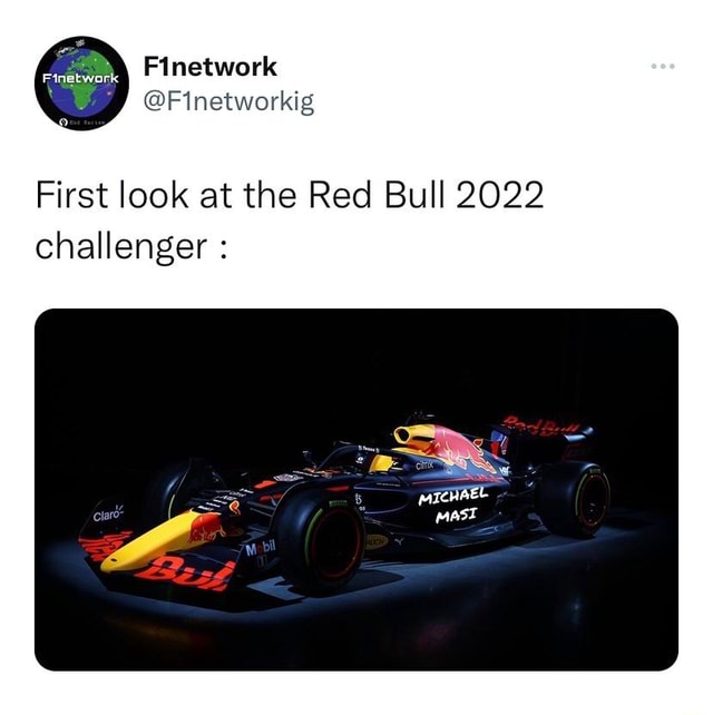 First look at the Red Bull 2022 challenger : mICHAEL - iFunny