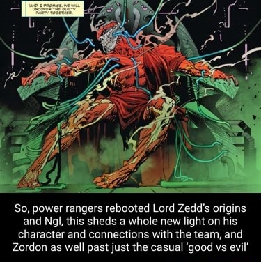 So, power rangers rebooted Lord Zedd's origins and Ngl, this sheds a ...