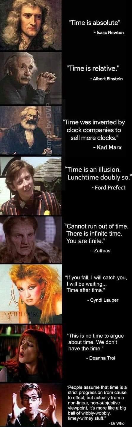 "Time is absolute" Isaac Newton "Time is relative." I Albert Einstein ...