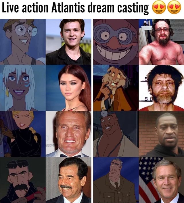 Live action Atlantis dream casting IN - iFunny