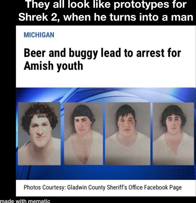 They all look like prototypes for Shrek 2, when he turns into a man ...