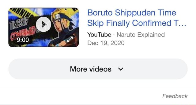Boruto Shippuden Time Skip Finally Confirmed T... YouTube - Naruto ...