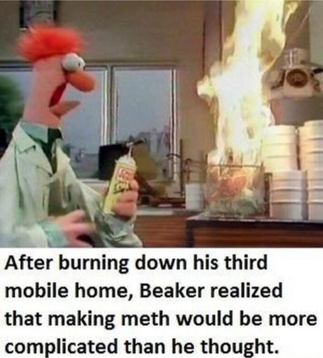 After burning down his third mobile home, Beaker realized that making ...