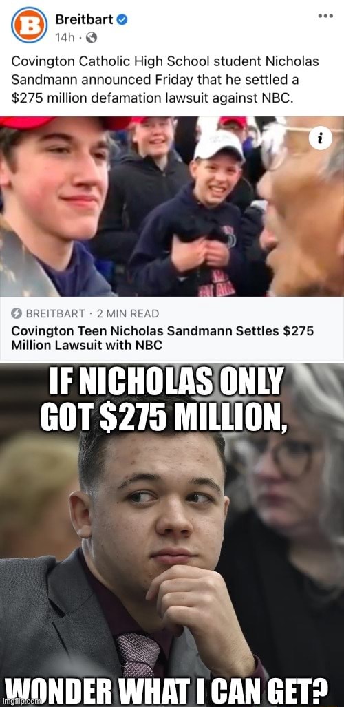 Breitbart Covington Catholic High School student Nicholas Sandmann ...