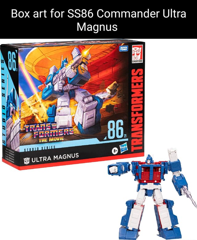 Box art for SS86 Commander Ultra Magnus GeNERATIONS - iFunny