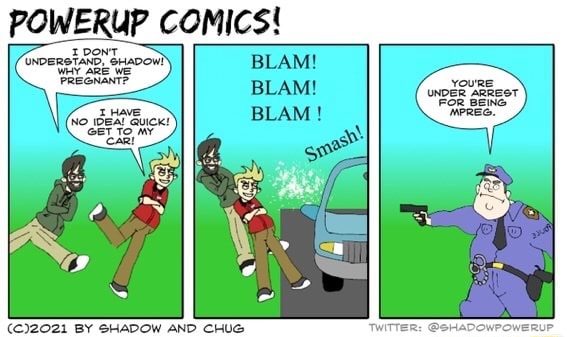 POWERUP COMICS! BY SHADOW AND CHUG - iFunny