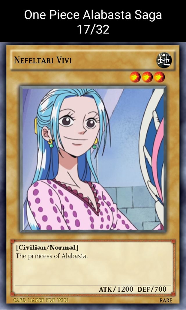 One Piece Alabasta Saga NEFELTARI VIVI 6 A RARE AMK/ 1200 The princess ...