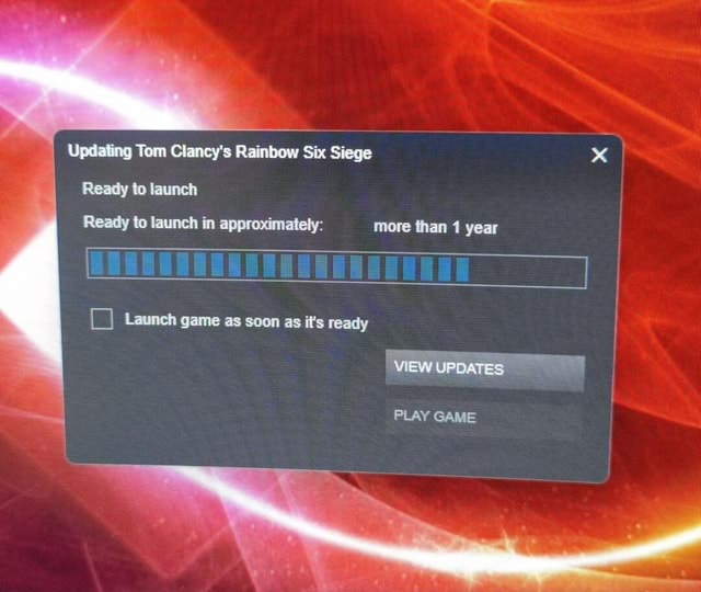Updating Tom Clancy's Rainbow Six Siege Ready to launch Ready to launch ...