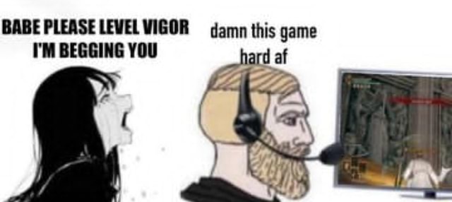 BABE PLEASE LEVEL VIGOR damn this game I'M BEGGING YOU ard af - iFunny