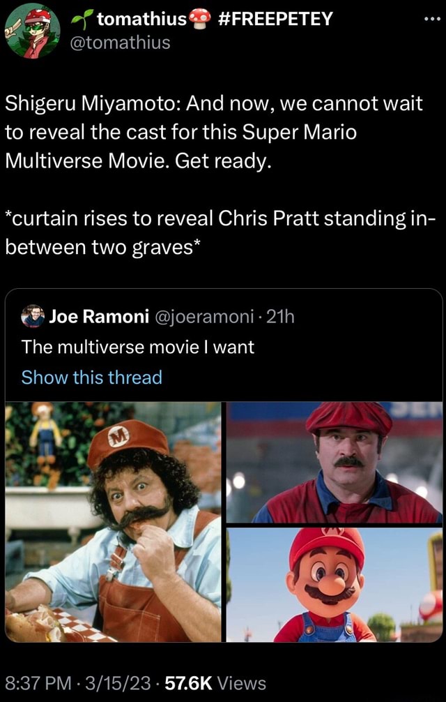 Of SFREEPETEY @tomathius Shigeru Miyamoto: And now, we cannot wait to ...