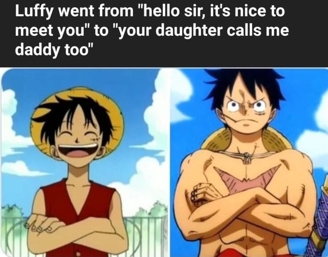 [One Piece] Luffys transformation - Luffy went from "hello sir, it's ...