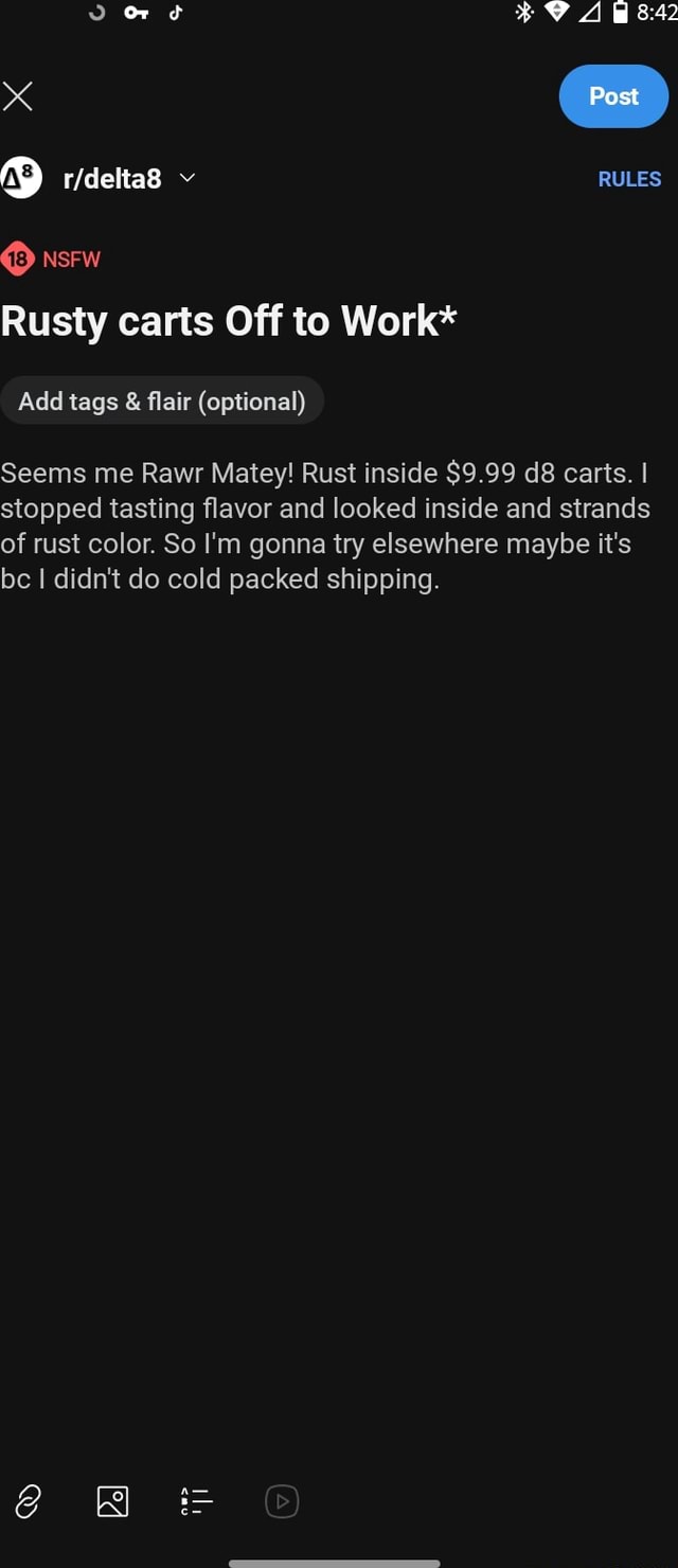 Od x Post RULES nsFw Rusty carts Off to Work* Add tags & flair ...