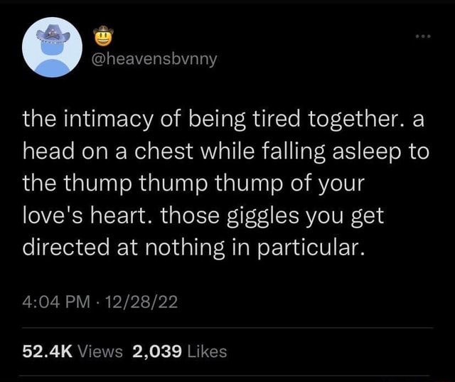 The intimacy of being tired together. a head on a chest while falling ...